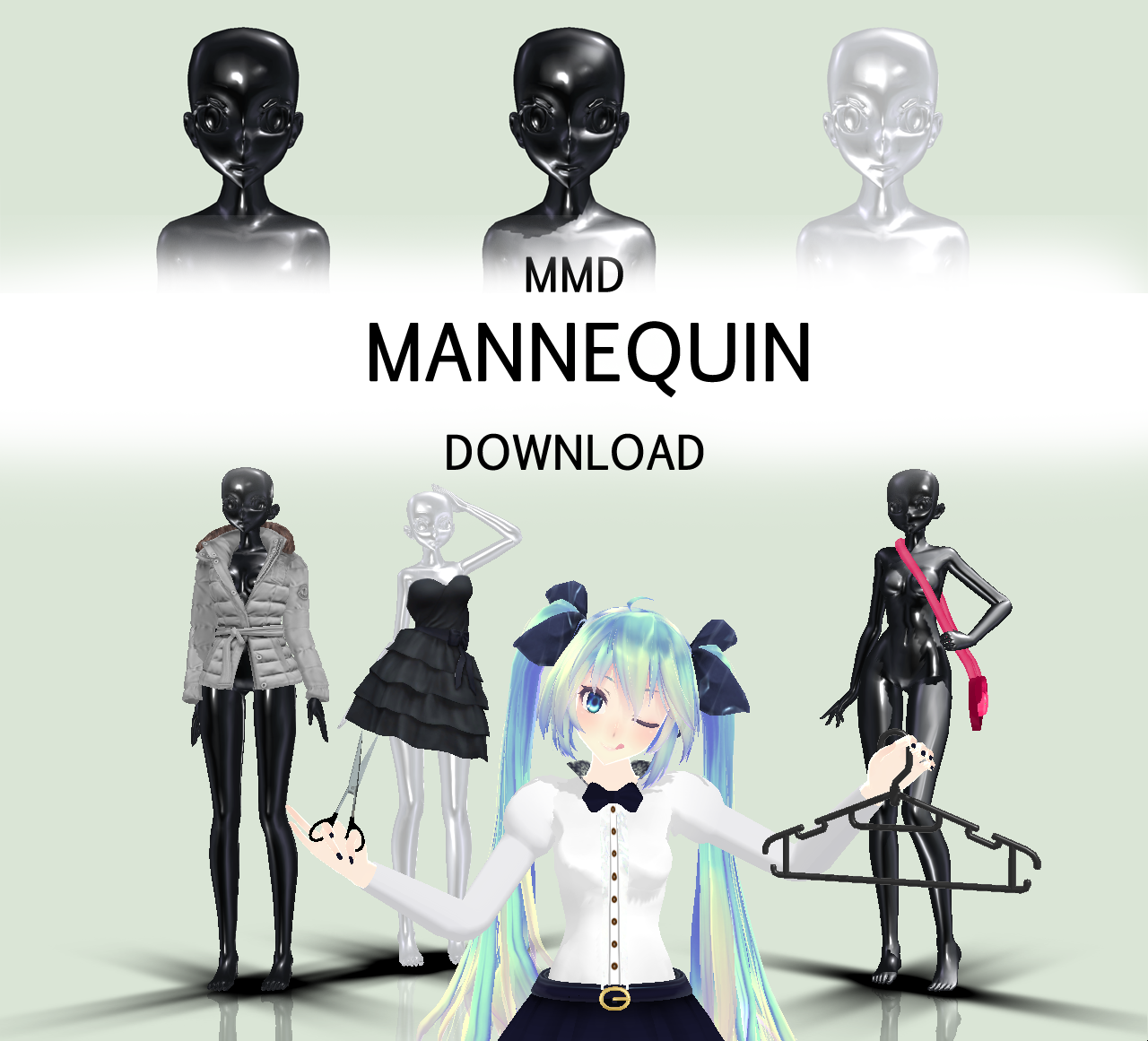 MMD ~ Download ~ Mannequin DL by LlneLi on DeviantArt