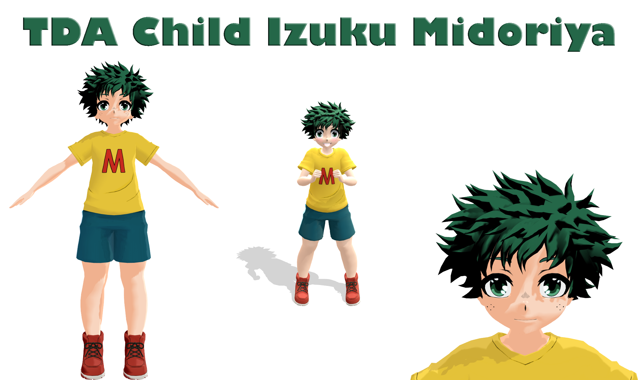 MMD TDA KID Izuku Midoriya DL by LlneLi on DeviantArt