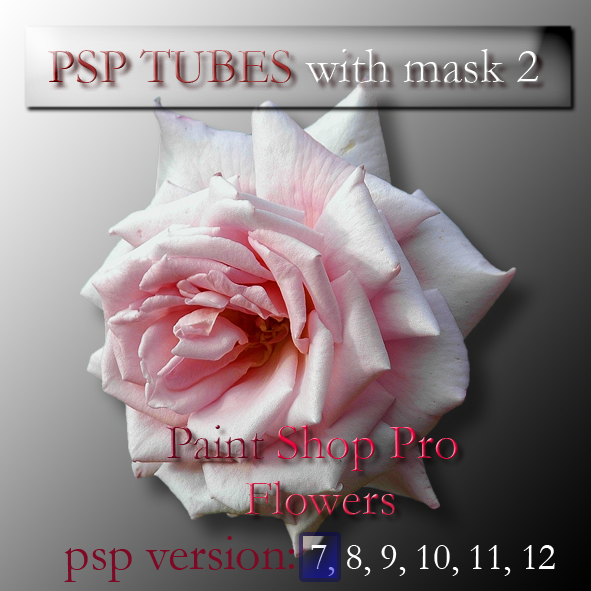 psp 7 flowers tubes with mask2 by feniksas4 on DeviantArt