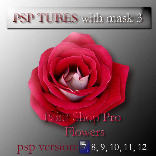 psp 7 flowers tubes with mask3 by feniksas4 on DeviantArt