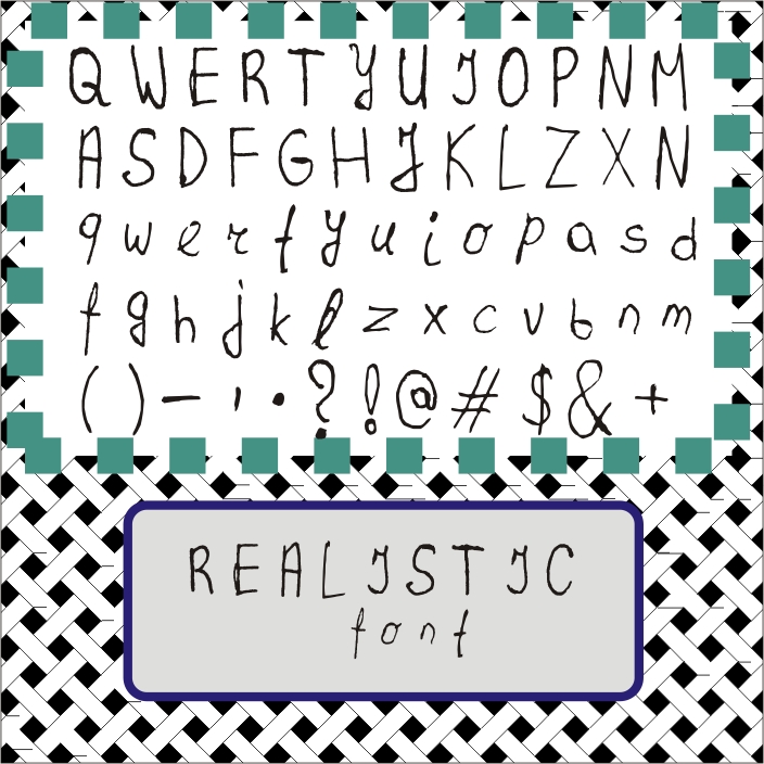 realistic font by feniksas4 on DeviantArt