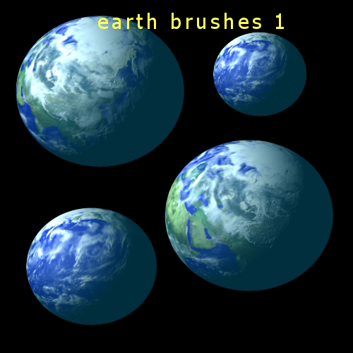GIMP earth brushes 1 by feniksas4 on DeviantArt