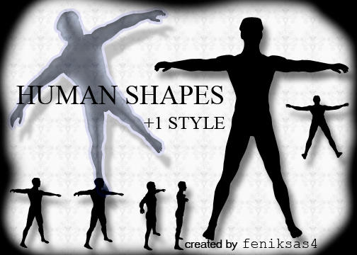 photoshop human shapes part1 by feniksas4 on DeviantArt