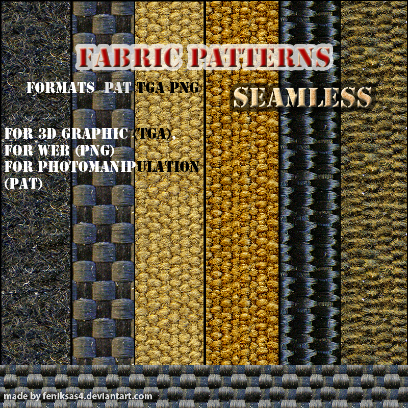 seamless fabric patterns by feniksas4 on DeviantArt