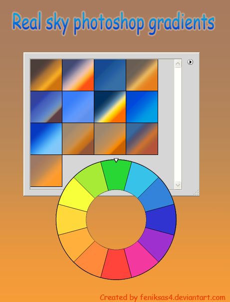 real sky photoshop gradients by feniksas4 on DeviantArt