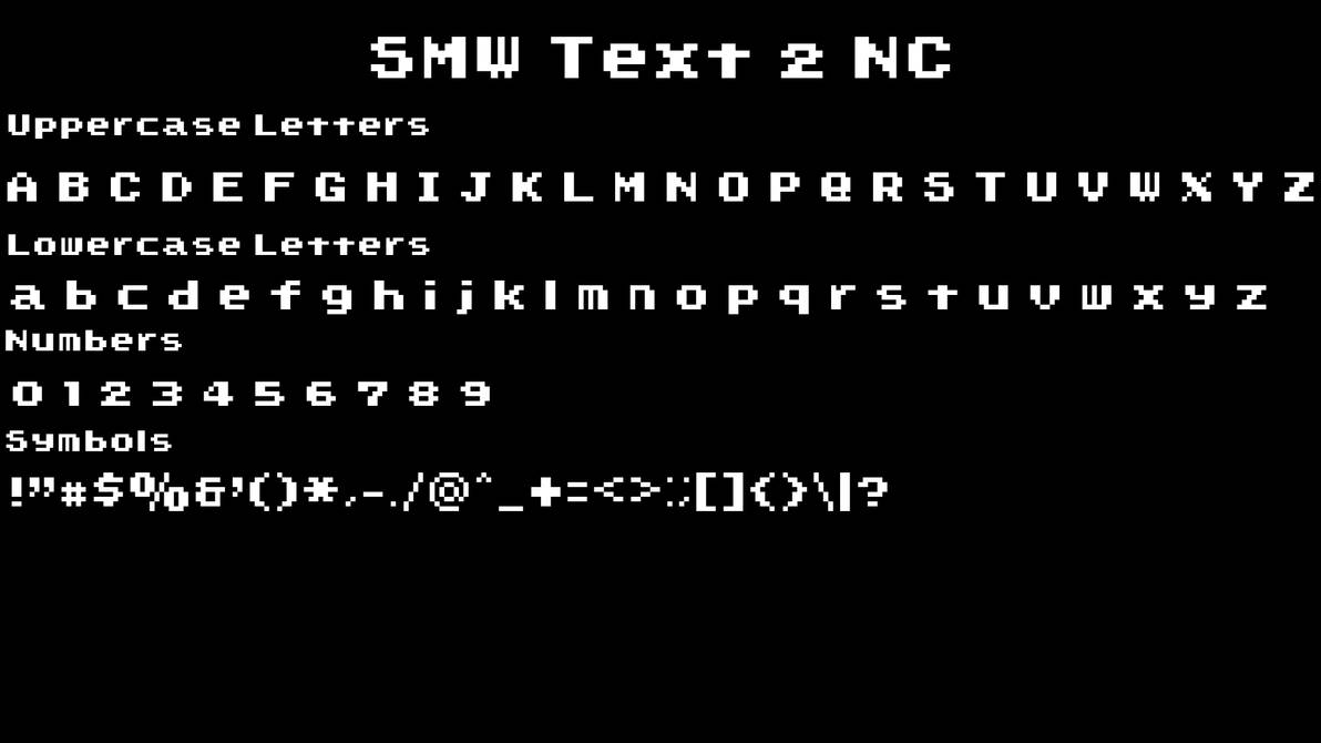 SMW Text 2 NC by HammerBro101 on DeviantArt