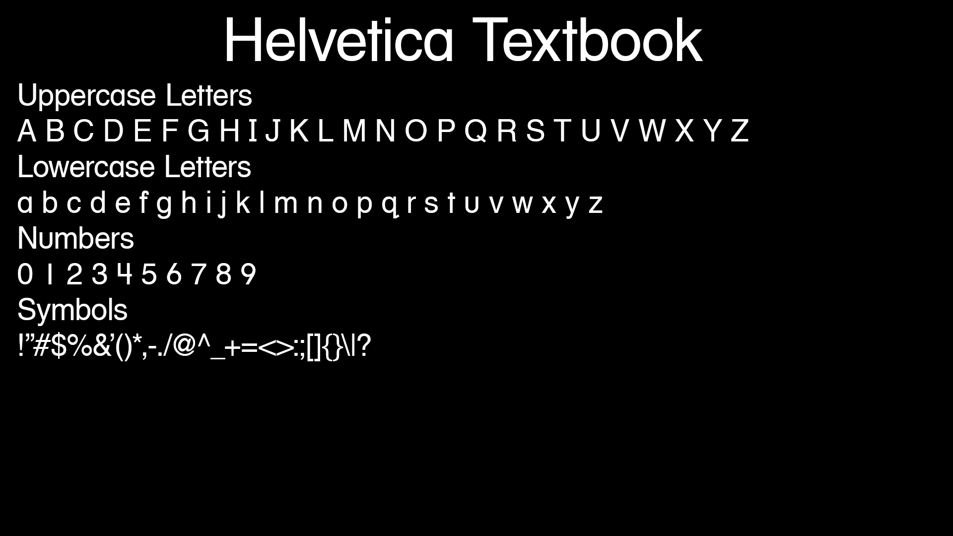 Helvetica Textbook by HammerBro101 on DeviantArt