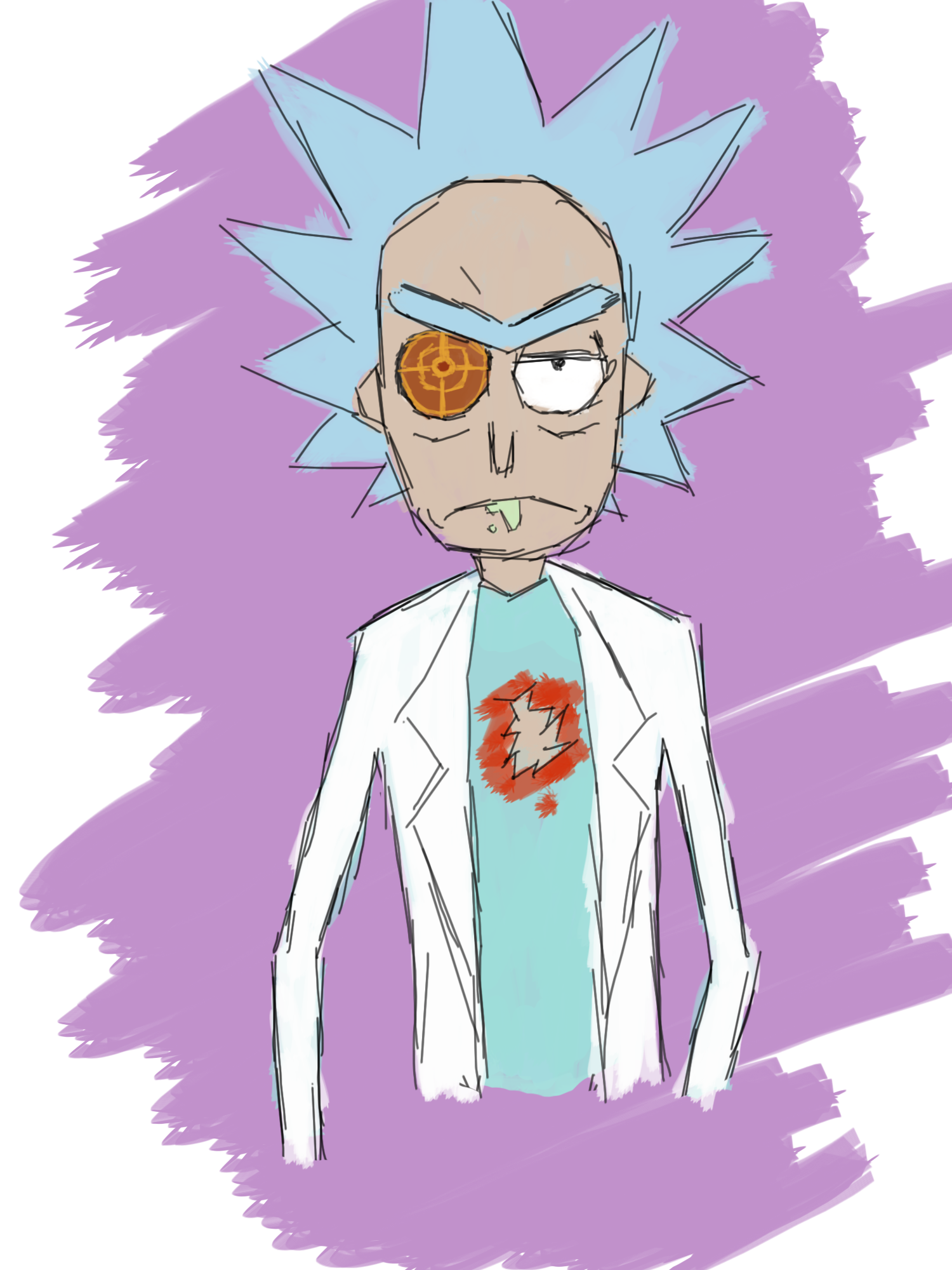 sloppy rick by jkcomt on DeviantArt