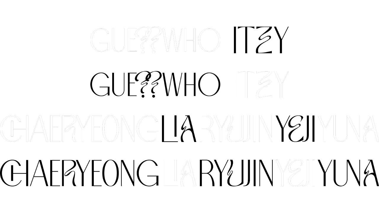 Itzy Guess Who logo svg+png by piesatir on DeviantArt