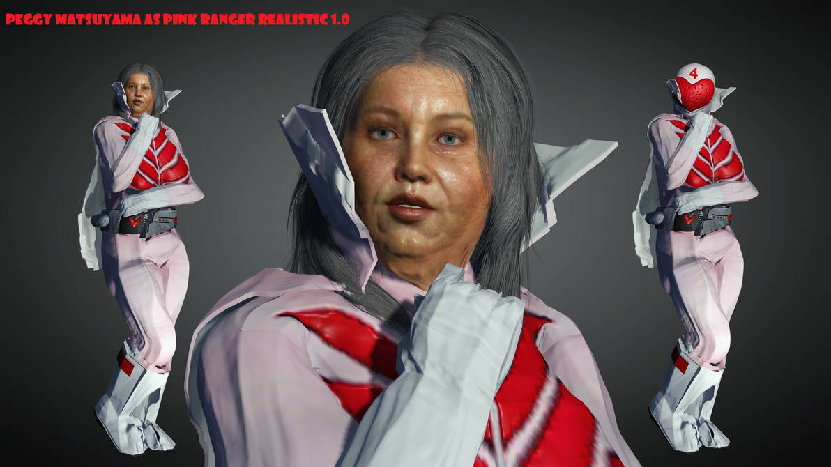 Peggy Matsuyama As Pink Ranger Realistic 1.0 by XXDownToEarthfooXX on ...