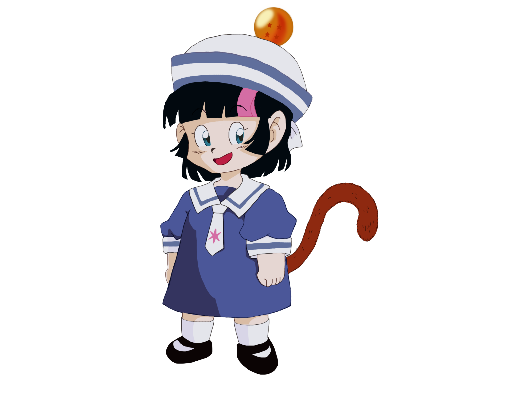 Female Gohan daughter of Goku and Bulma 2.0 by Slendercat01 on DeviantArt