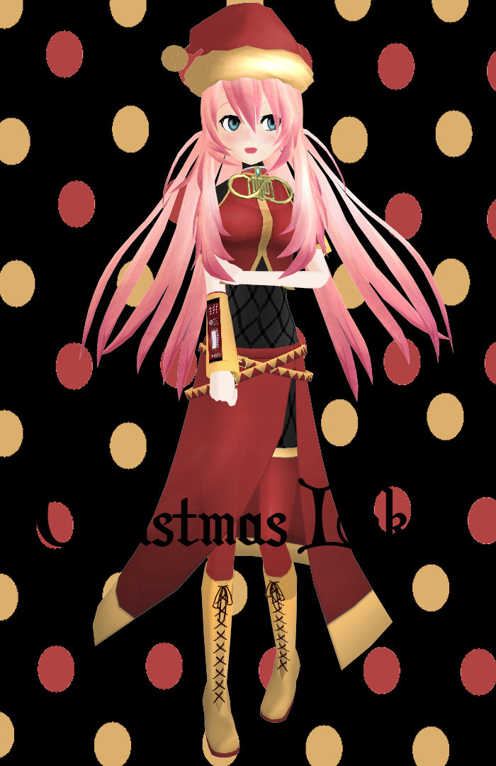 MMD: Christmas Luka +DL by Nekofred on DeviantArt