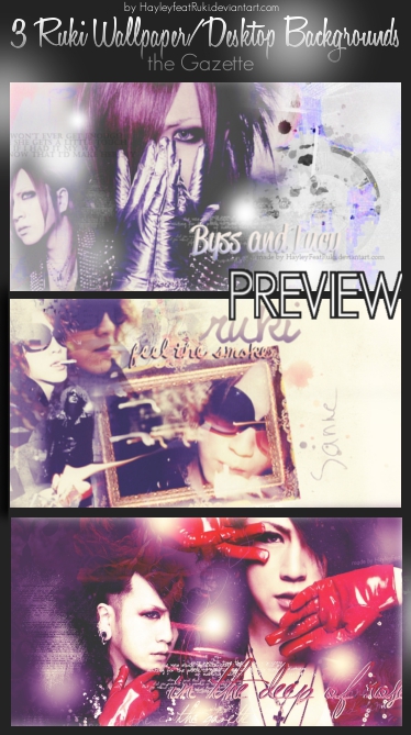 3 Ruki Wallpapers by HayleyFeatRuki on DeviantArt