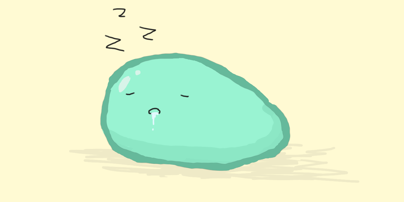 Sleepy Blob by ventus-vulpus on DeviantArt