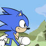 Sonic CD W.P.- Gone fishing by RGXSuperSonic on DeviantArt