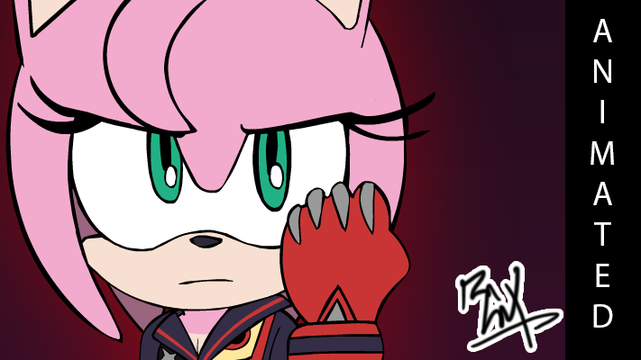 Amy Rose - God Robe: Senketsu Transformation WIP by RGXSuperSonic on ...