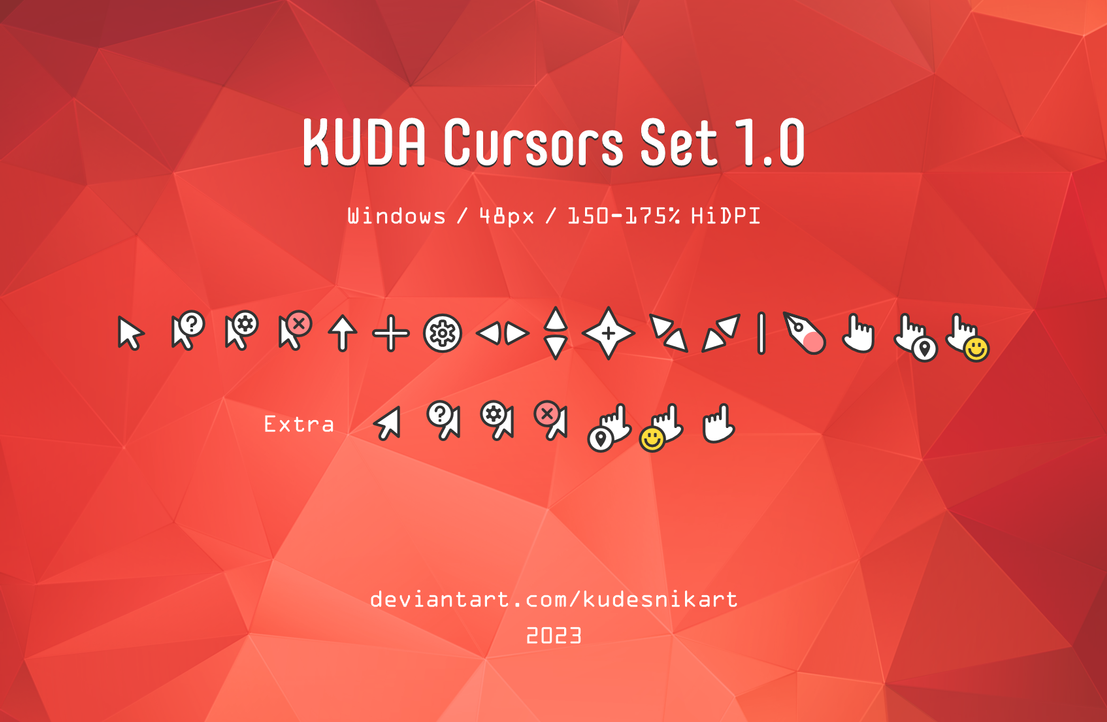 KUDA Cursors Set 1.0 by kudesnikart on DeviantArt