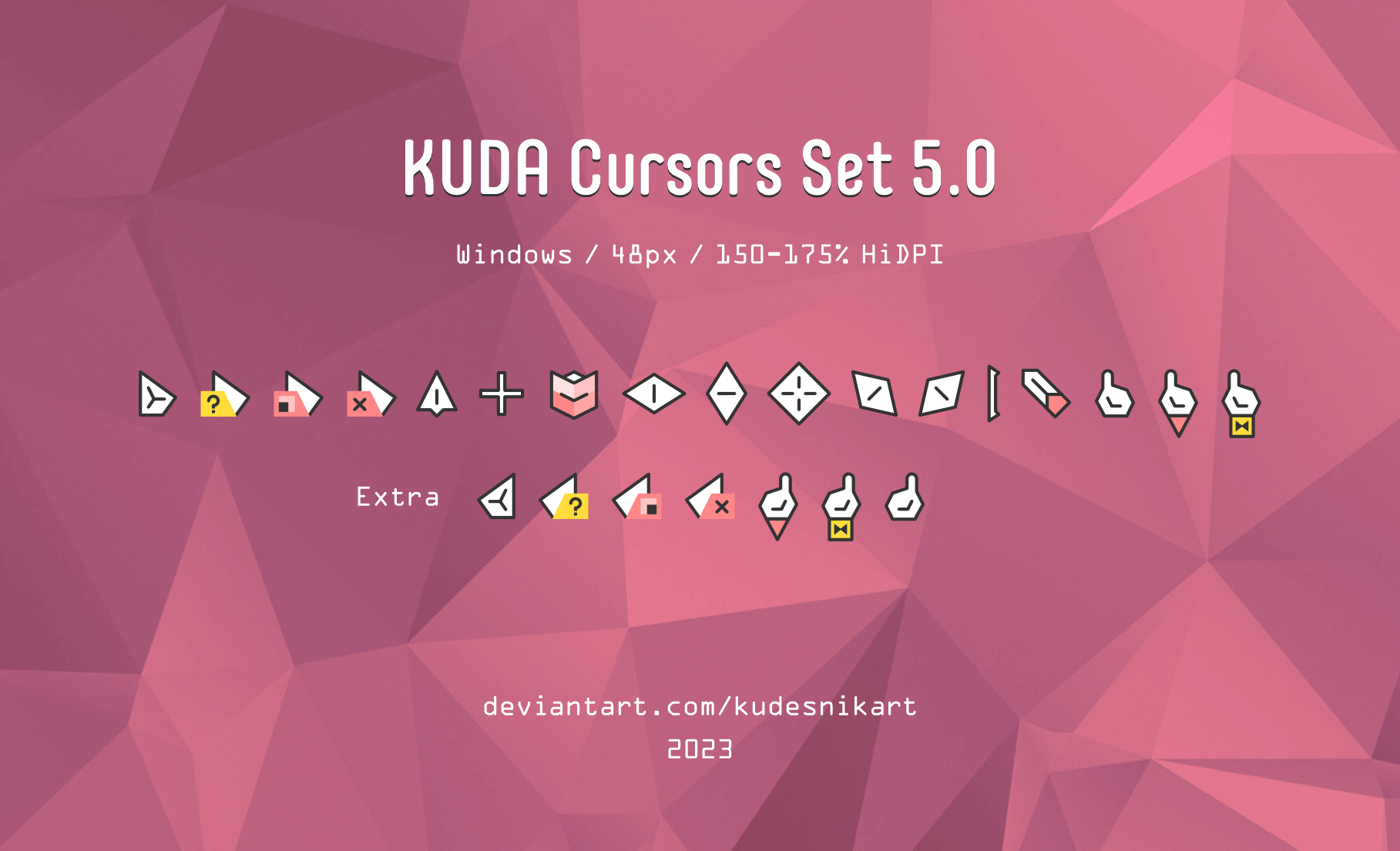 KUDA Cursors Set 5.0 by kudesnikart on DeviantArt