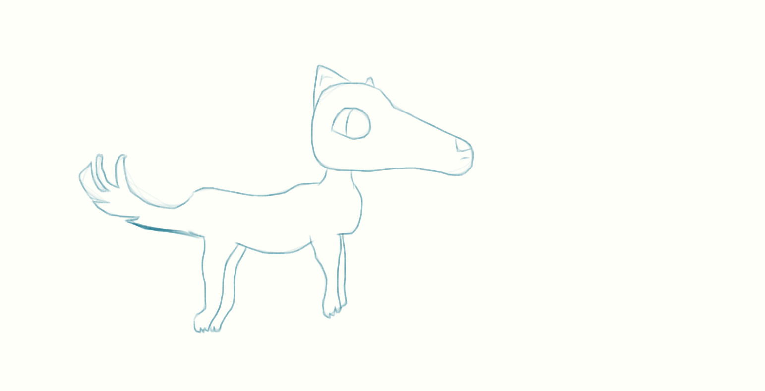 Terrible wolf drawing xdddd by KawaiiAnimeGeek on DeviantArt