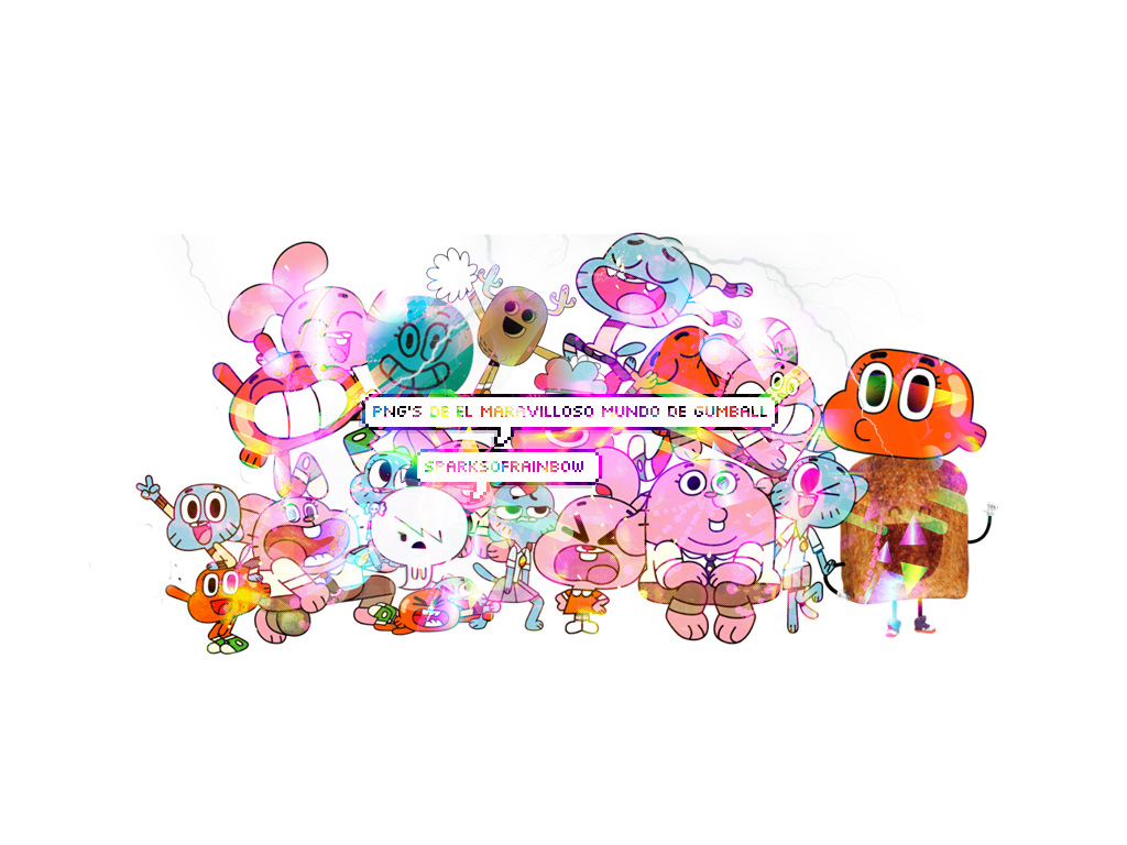 +Pack de png's de El maravilloso mundo de Gumball by SparksOfRainbow on ...