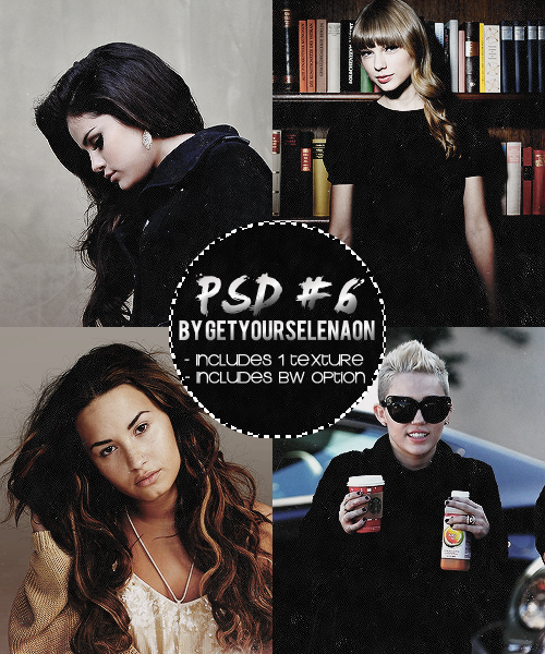 PSD #2 (Vintage/Dark) by GetYourSelenaOn on DeviantArt