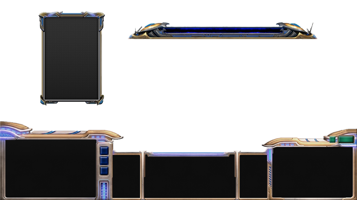 Starcraft 2 Protoss Frame PSD by PunksterPL on DeviantArt