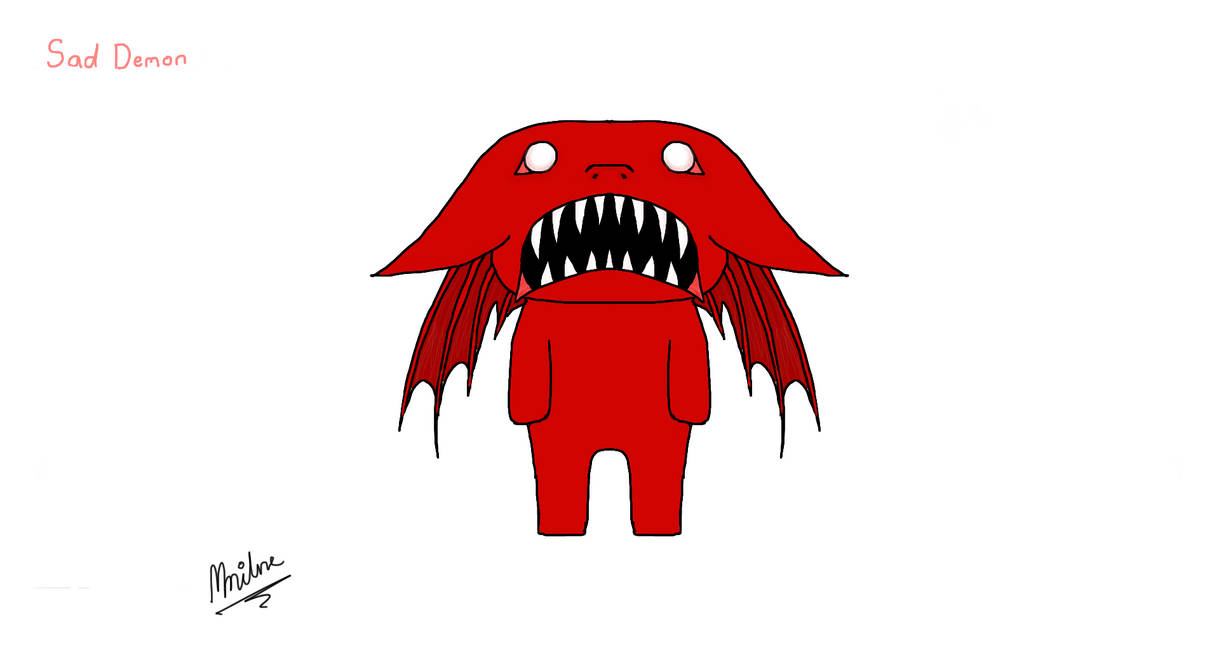 Sad Demon by Mjmcandy on DeviantArt