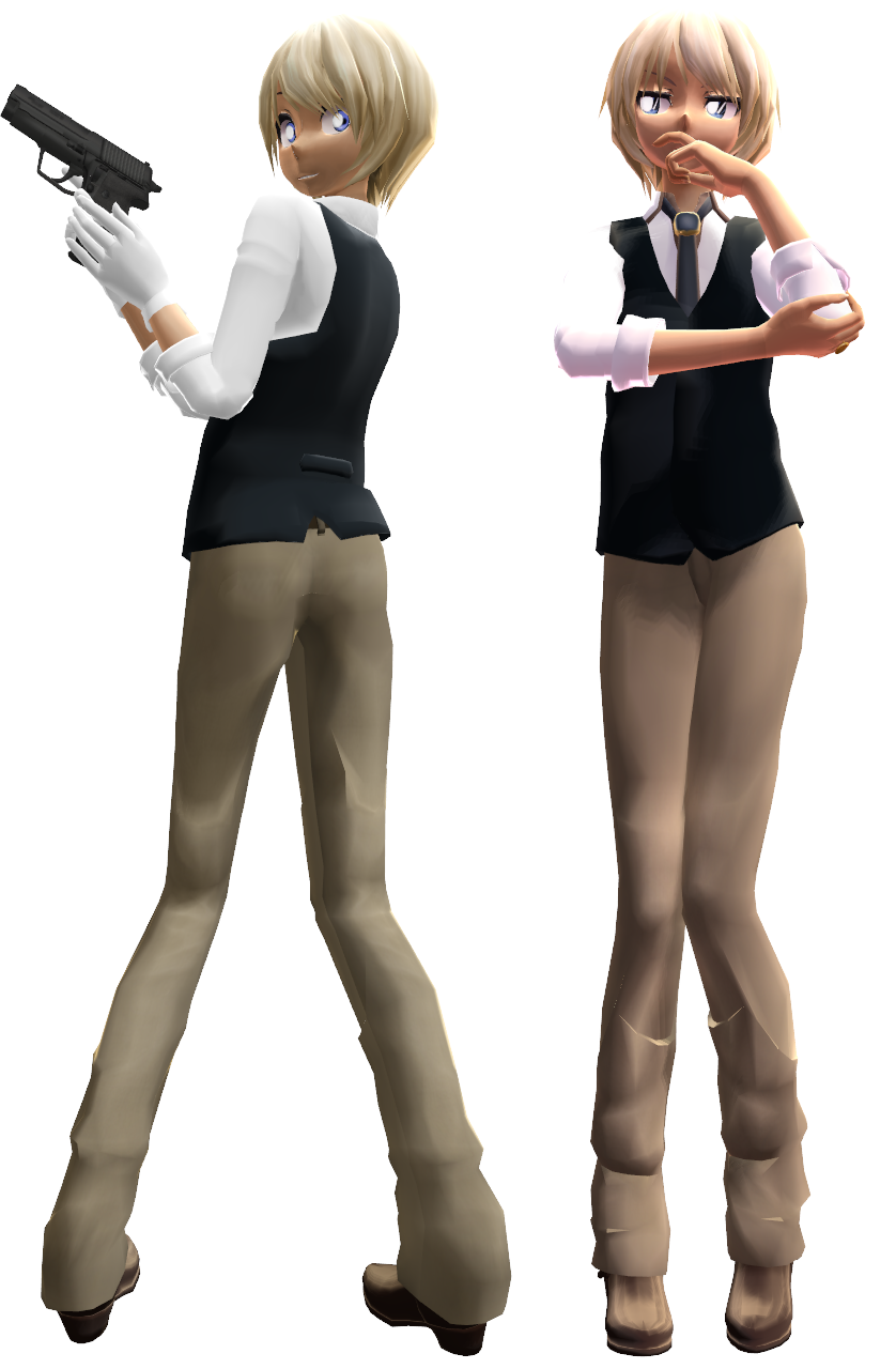 [Detective Conan MMD] Bourbon + DL by Rymoka on DeviantArt