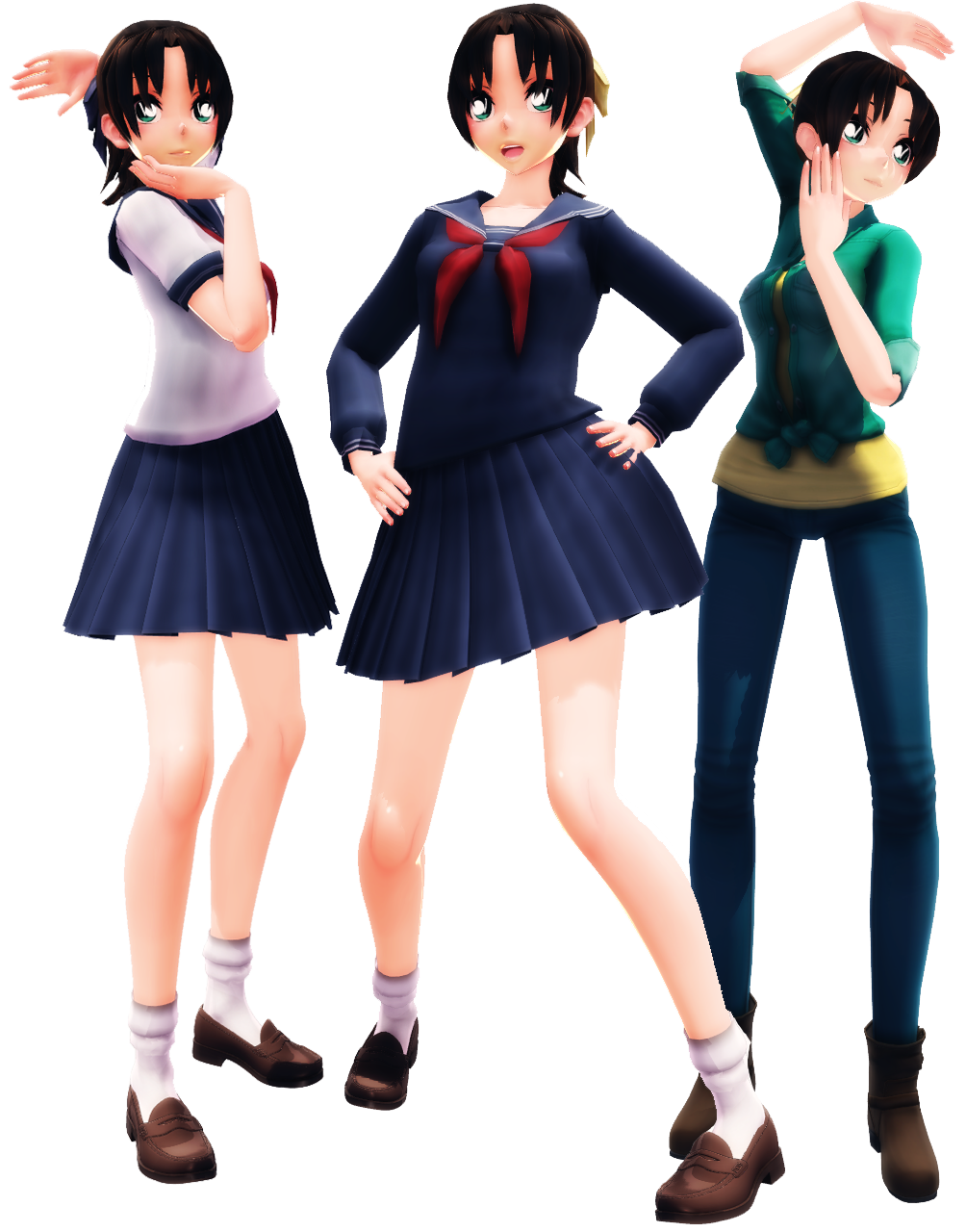 [Detective Conan MMD] Kazuha Toyama + MODEL DL by Rymoka on DeviantArt