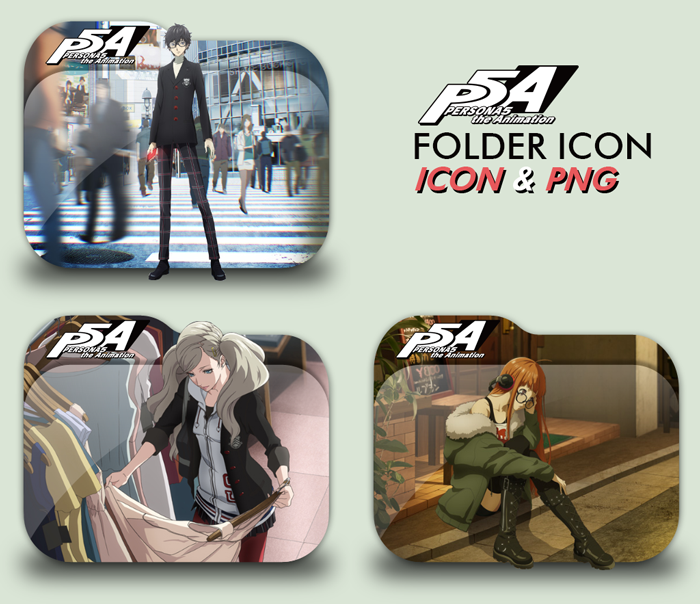 Persona 5 the Animation Folder Icon by A1234567891011 on DeviantArt