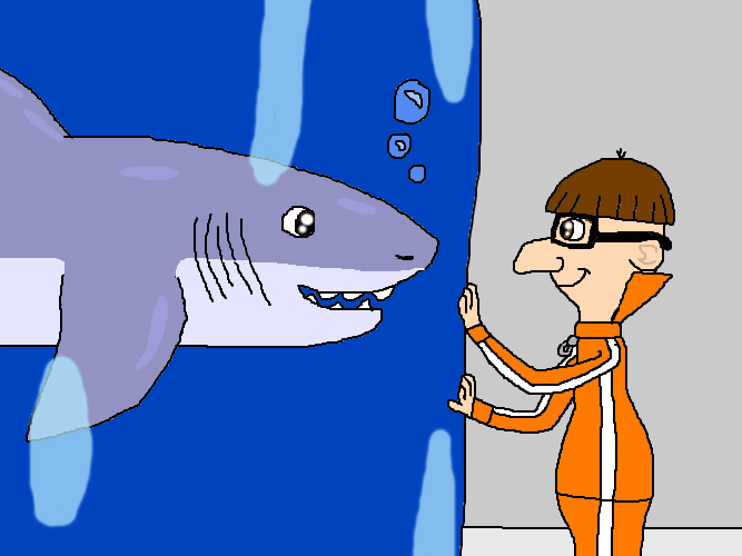 Vector in love with shark by nickel8 on DeviantArt