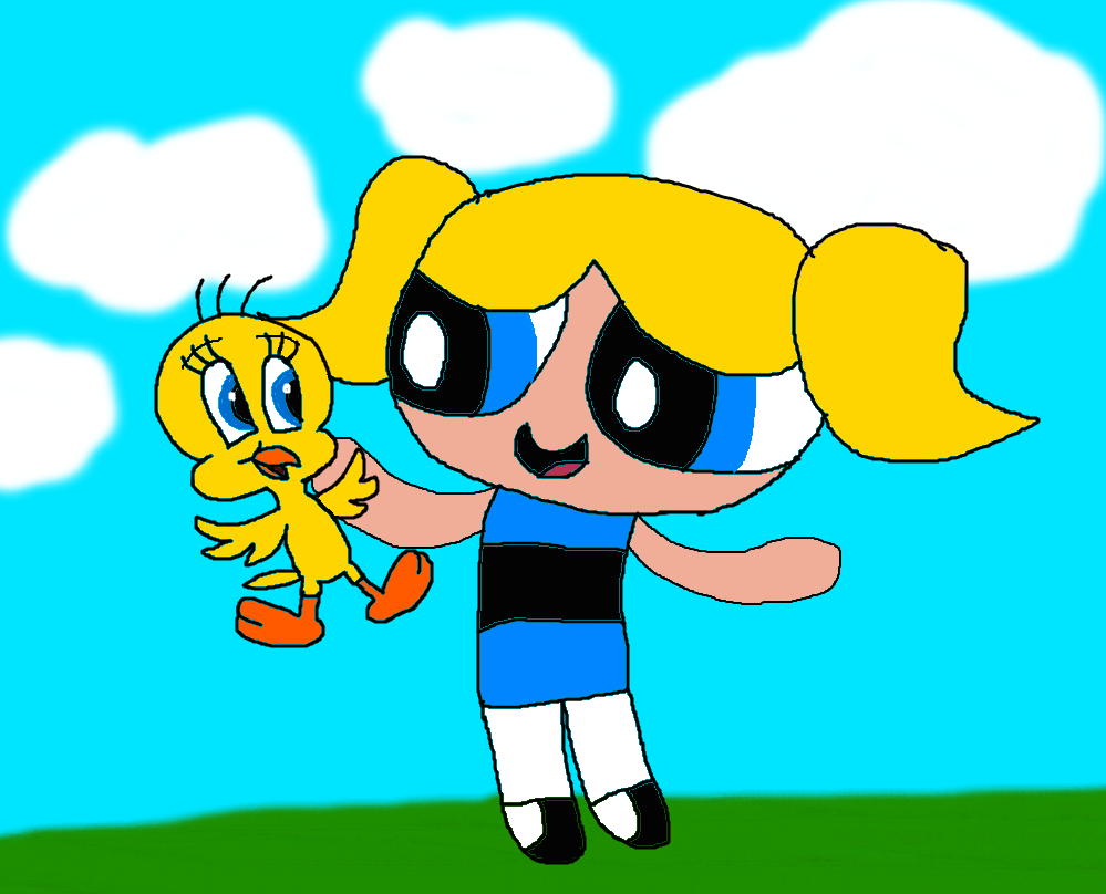 Bubbles and Tweety by nickel8 on DeviantArt