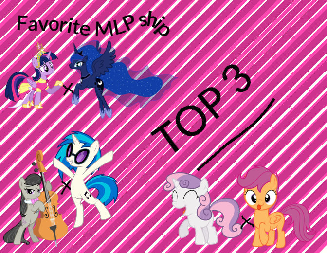 My favorite mlp ships- TOP 3 by ninjaturtle338 on DeviantArt