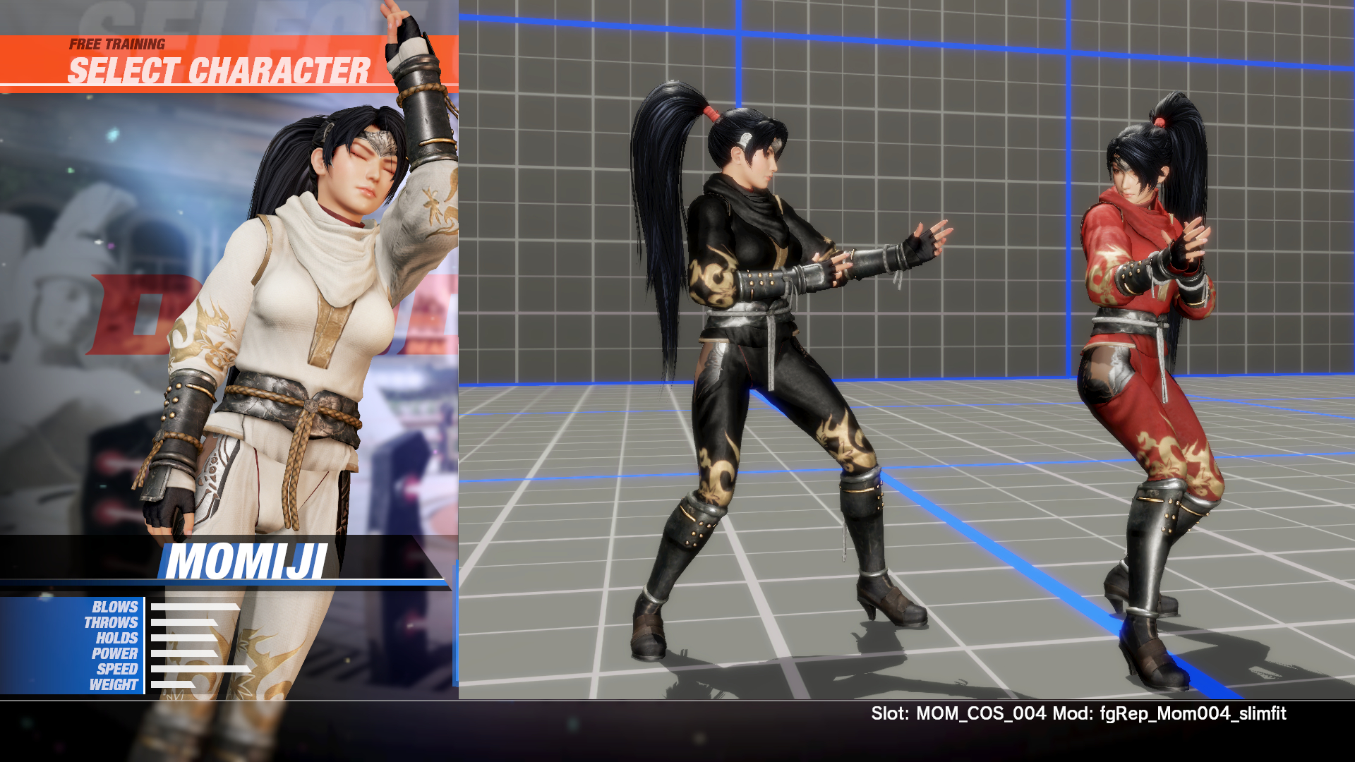 Momiji shinobi shozoku slim fit pant mod by fgh1t6 on DeviantArt
