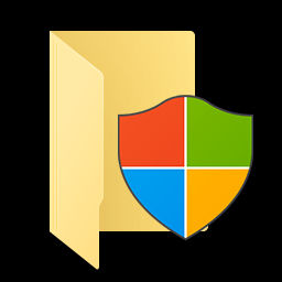 Windows Shield Folder Icon [.ICO] by EzzyDeath on DeviantArt