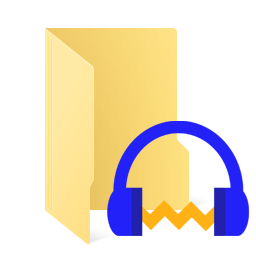 [.ICO] Audacity Windows 10 Folder Icon by EzzyDeath on DeviantArt