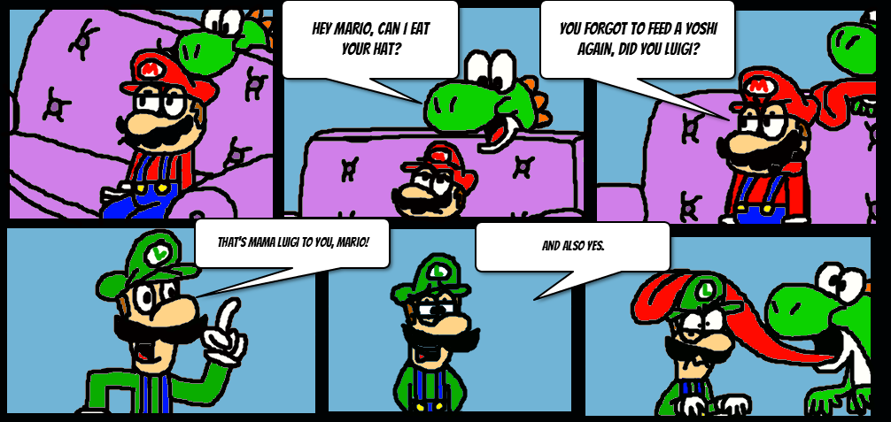 Luigi And Yoshi Comics