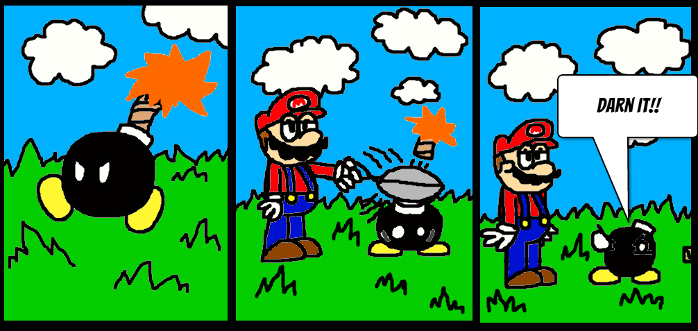 Mario comic 2-2 Bob-omb by Bermattra on DeviantArt