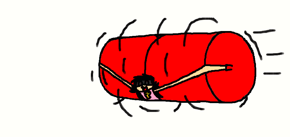 Pink Putty flattens herself by Bermattra on DeviantArt