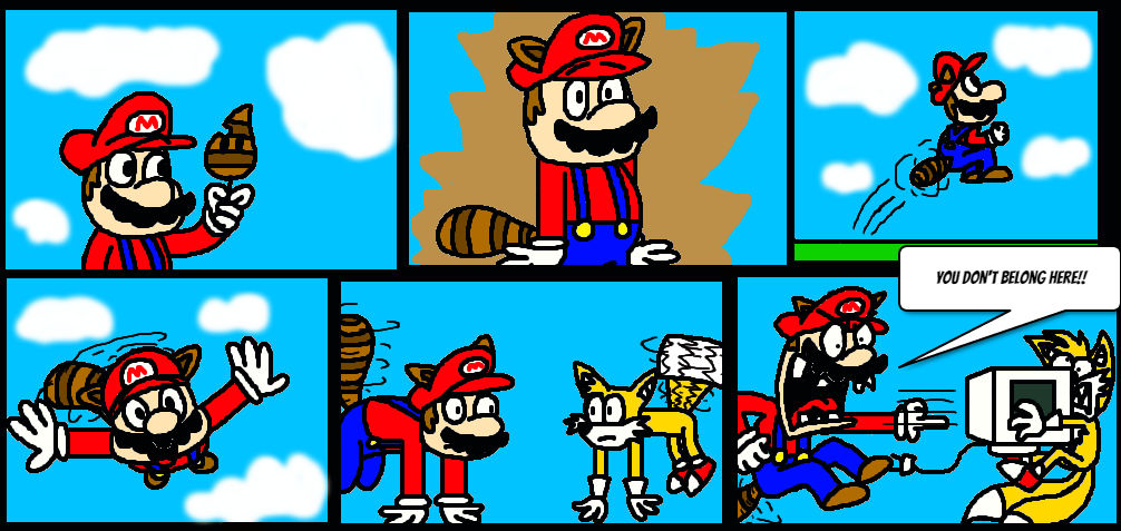 Mario comic 3-3 Raccoon leaf by Bermattra on DeviantArt