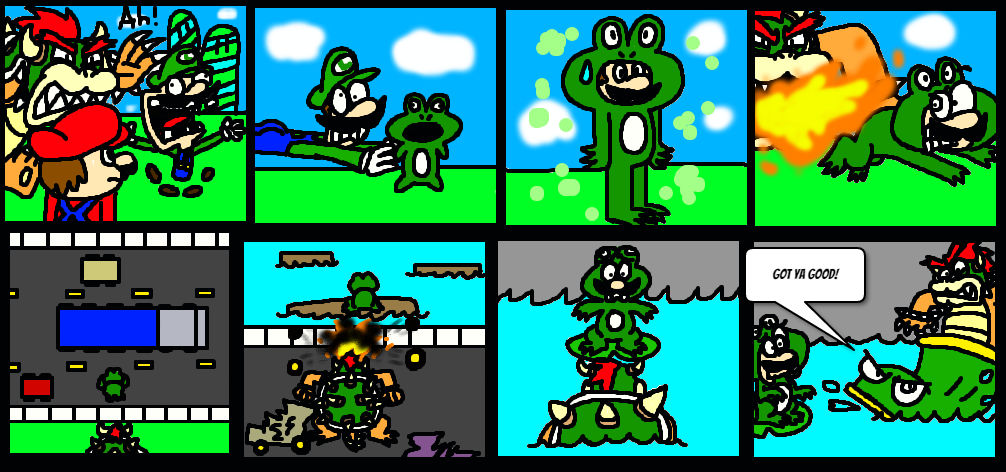 Mario Comic 4-1 Frog suit by Bermattra on DeviantArt