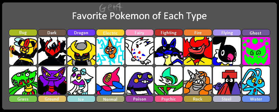 Favorite gen 4 Poke'mon by Bermattra on DeviantArt
