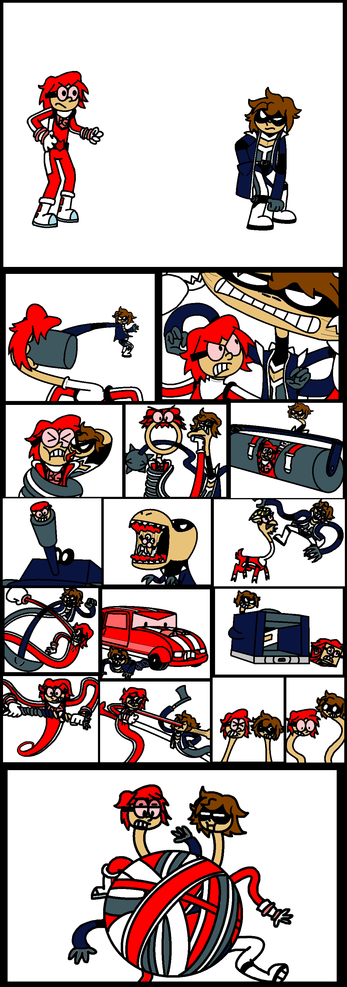 Elastic battle by Bermattra on DeviantArt