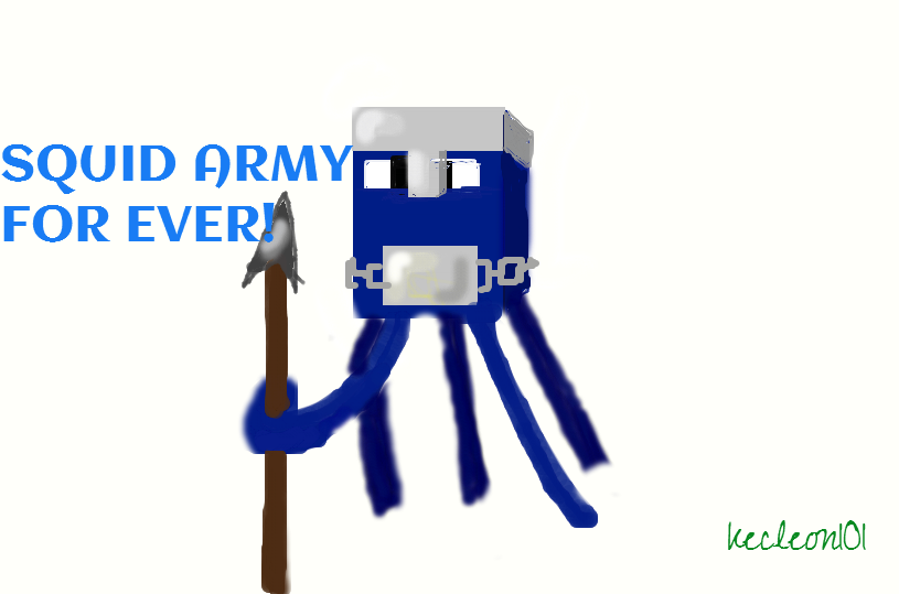 Squid Army: Squid Guard by GlaDOsCore on DeviantArt
