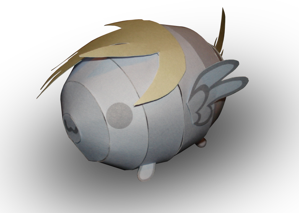 Derpy Hooves Blob Pony Papercraft by RocketmanTan on DeviantArt