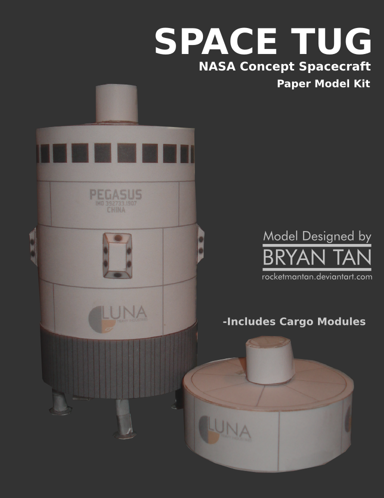 NASA Space Tug Paper Model by RocketmanTan on DeviantArt