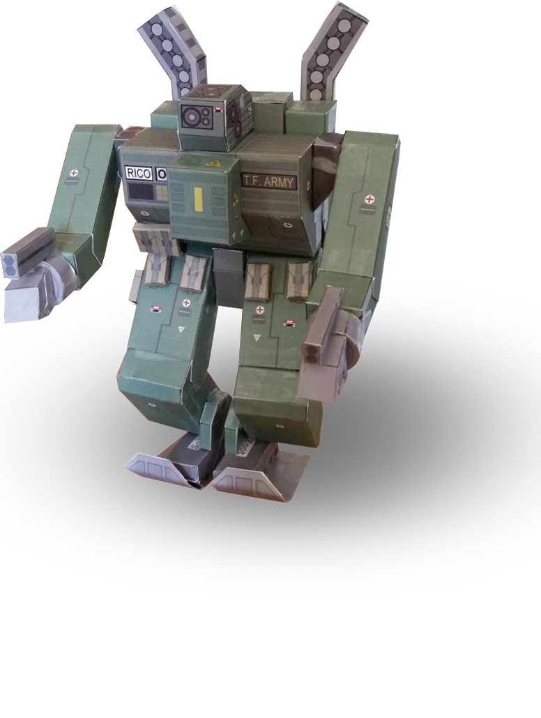 Starship Troopers Power Armor Paper Model Kit by RocketmanTan on DeviantArt