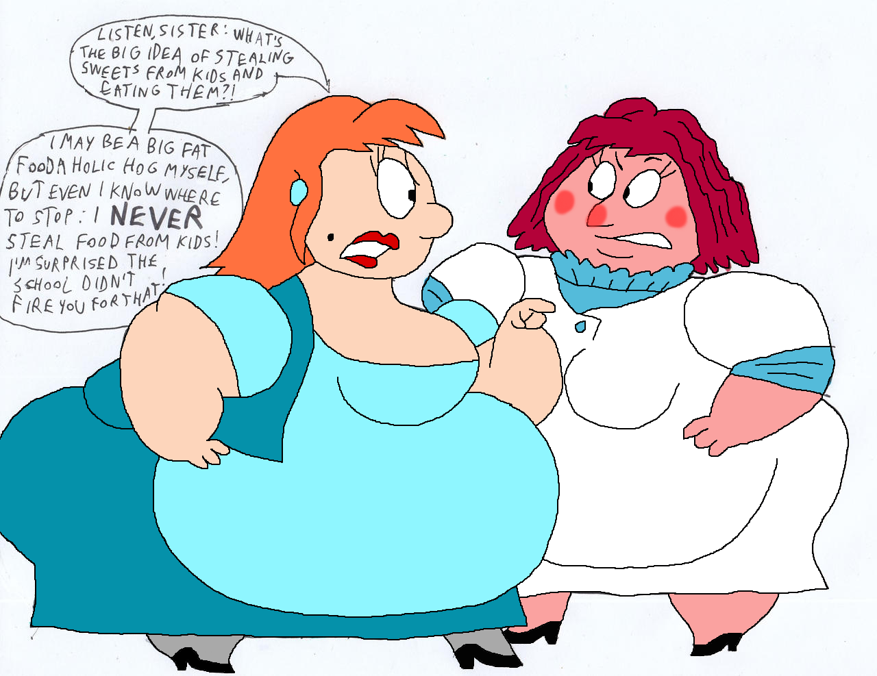 Arlene Confronts Greasy Greta (Colored) by Tootie-Fruity-Booty on ...