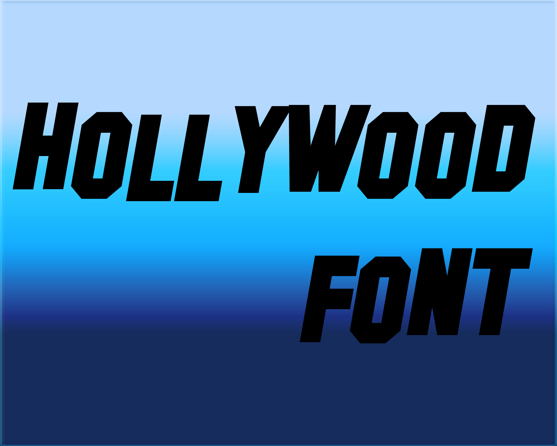 Hollywood Font by GginnaJones on DeviantArt
