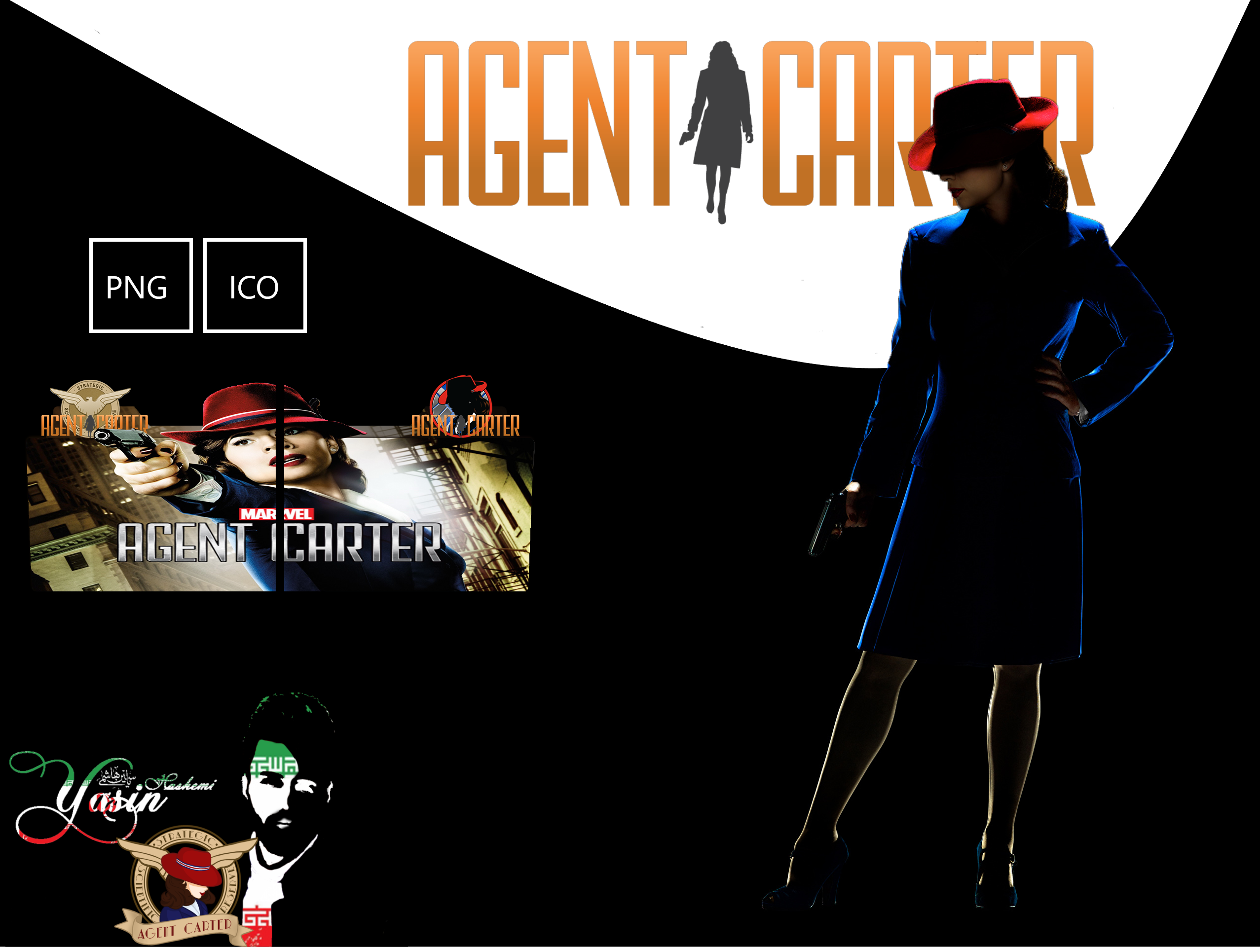 Agent Carter Collection Series Folder Icons Pack by YasinProduct on ...